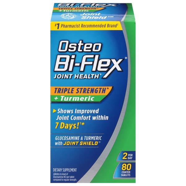 Osteo Bi-Flex Coated Tablets Triple Strength + Turmeric Joint Health ...