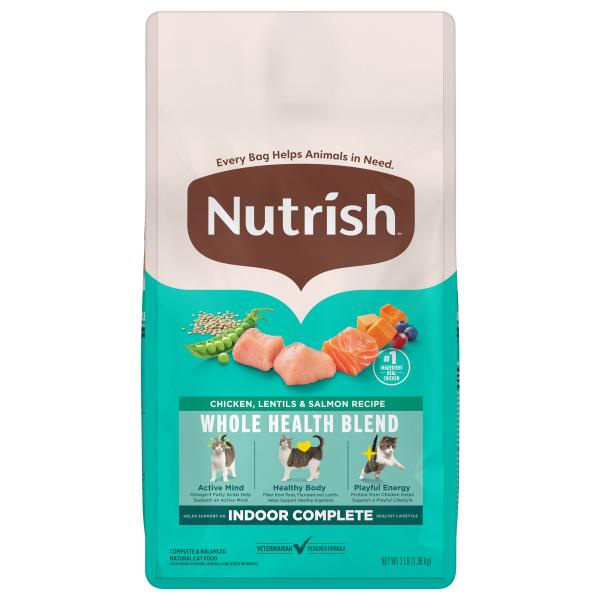 Rachael Ray Nutrish Food for Cats, Natural, Chicken, Lentils & Salmon ...