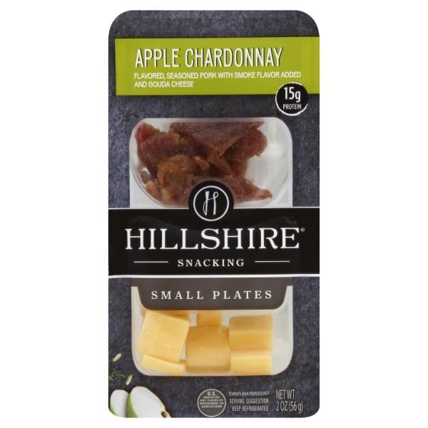HILLSHIRE FARM Snacking Small Plates, Apple Chardonnay Pork with Gouda ...