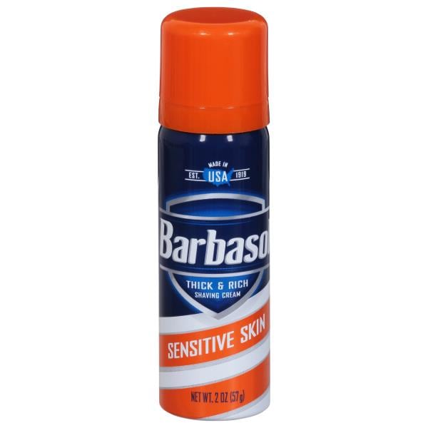 Barbasol Shaving Cream, Thick & Rich, Sensitive Skin | Publix Super Markets