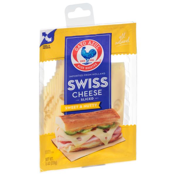 Gayo Azul SLICED CHEESE, SWISS | Publix Super Markets