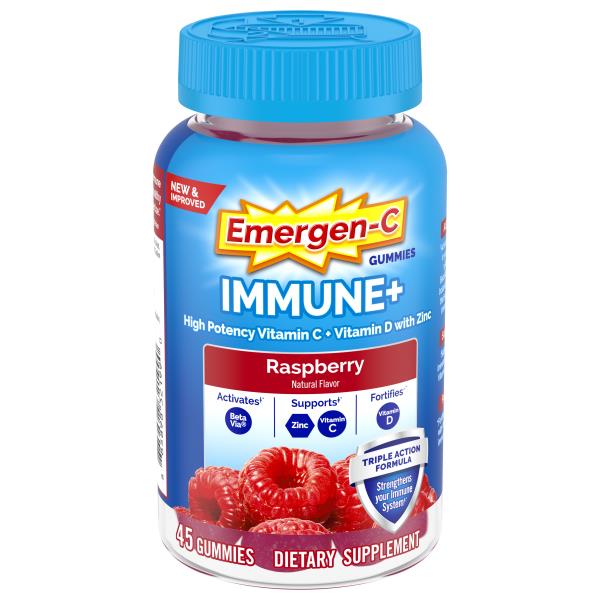 Emergen-C Emergen-C Immune+ Triple Action Immune Support Gummies ...