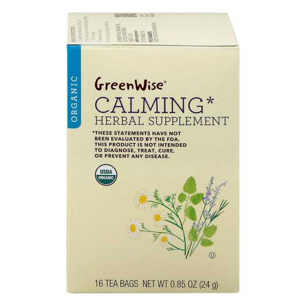 GreenWise Tea, Organic, Calming, Bags | Publix Super Markets