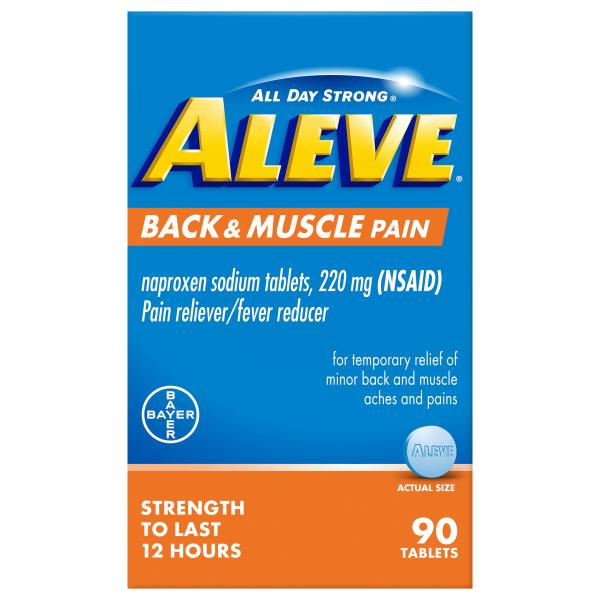 Aleve Back & Muscle Pain, 220 mg, Tablets | Publix Super Markets