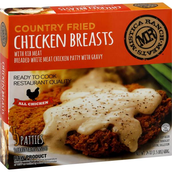 Mistica Ranch Meats Chicken Breasts, Country Fried | Publix Super Markets