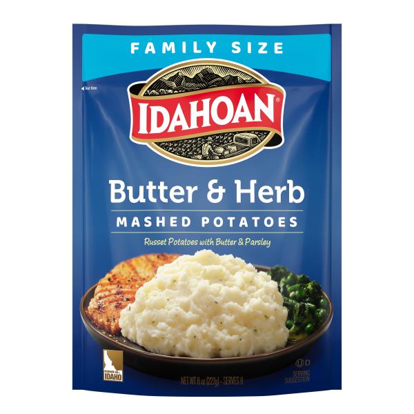 Idahoan Butter & Herb Mashed Potatoes Family Size | Publix Super Markets
