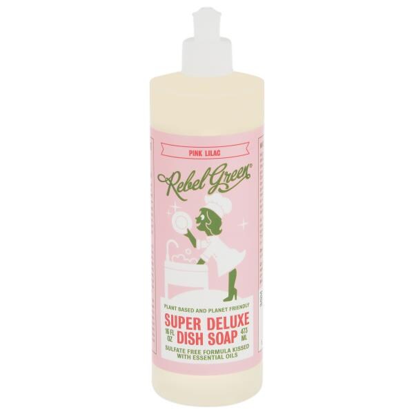 Rebel Green Dish Soap, Super Deluxe, Pink Lilac | Publix Super Markets