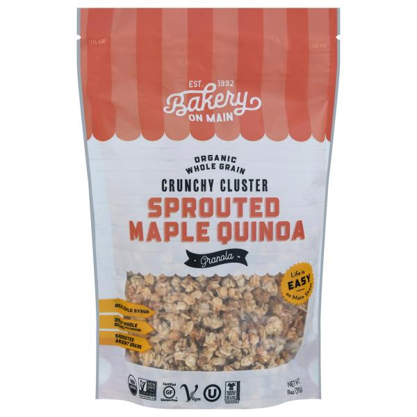 Bakery On Main Granola, Organic, Whole Grain, Sprouted Maple Quinoa ...