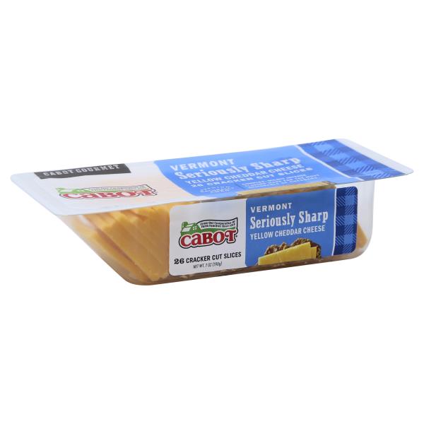 CABOT Cheese, Seriously Sharp Yellow Cheddar Crk Cuts | Publix Super ...