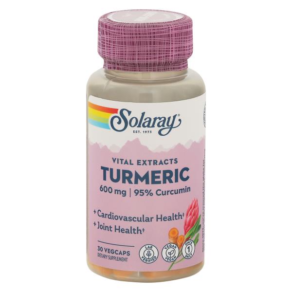 Solaray Turmeric, 600 mg, Vital Extracts, VegCaps | Publix Super Markets