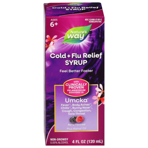 Nature's Way Cold + Flu Relief Syrup, Berry Flavored | Publix Super Markets