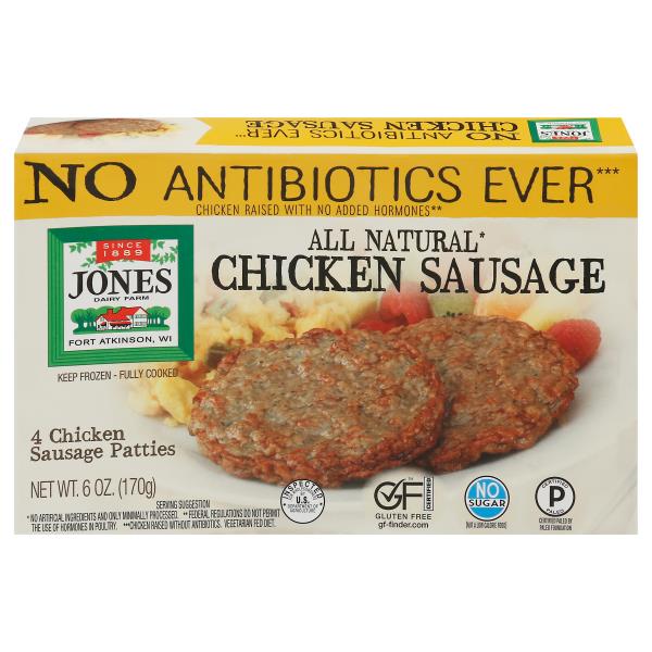 Jones Dairy Farm Sausage Patties, Chicken, All Natural | Publix Super ...