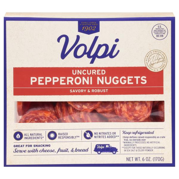 Volpi Pepperoni Nuggets, Uncured | Publix Super Markets