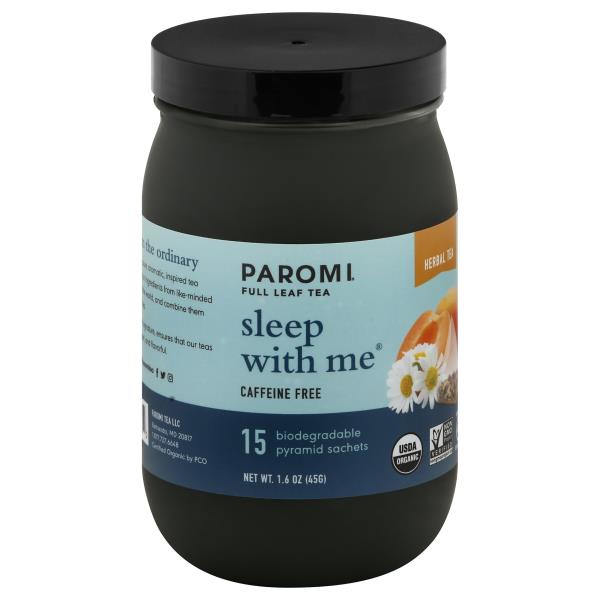 Paromi Herbal Tea, Sleep with Me, Caffeine Free, Pyramid Sachets ...