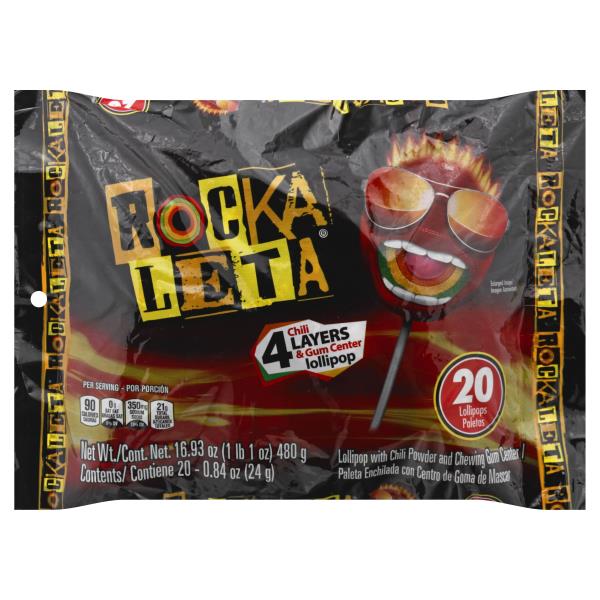 Rocka Leta Lollipop, 4 Layer, Chili & Gum Center | Publix Super Markets