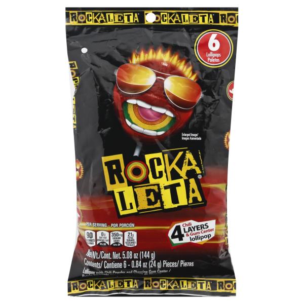 Rocka Leta Lollipop, 4 Layers, Chili & Gum Center | Publix Super Markets