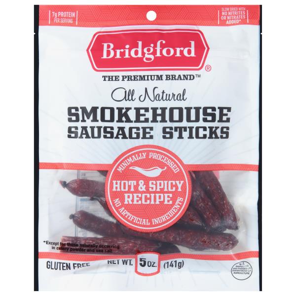 Bridgford Sausage Sticks, Smokehouse, Hot & Spicy Recipe | Publix Super ...