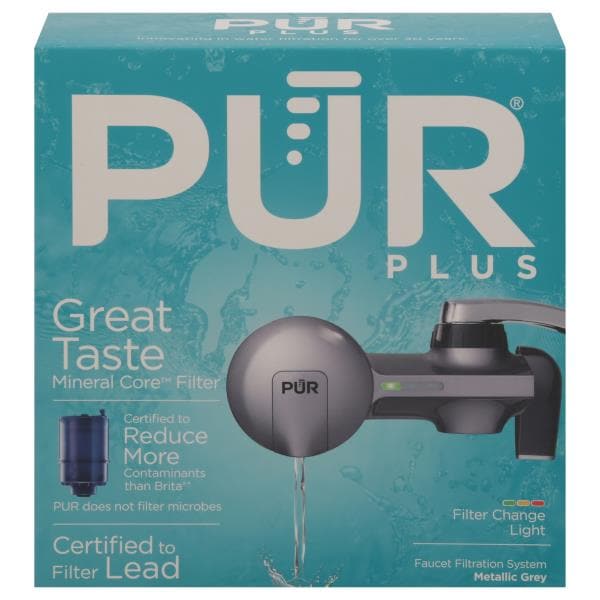 Pur Plus Faucet Filtration System, Metallic Grey | Publix Super Markets