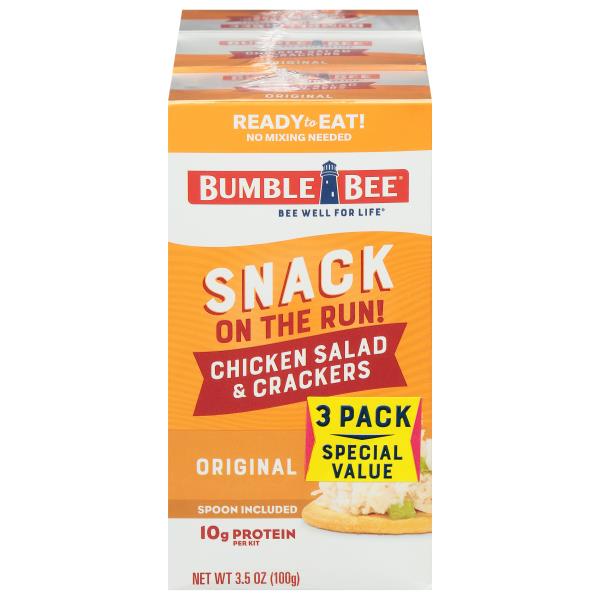 Bumble Bee Value Pack Snack on the Run! Original Chicken Salad ...