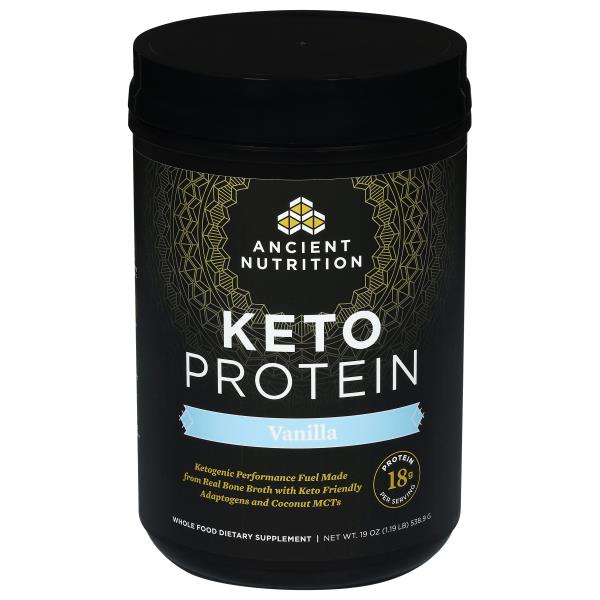 Ancient Nutrition Keto Protein, Vanilla | Publix Super Markets
