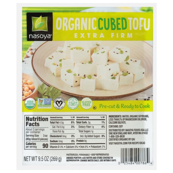 Nasoya Organic Cubed Extra Firm Tofu | Publix Super Markets