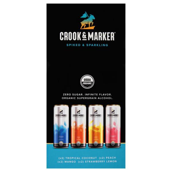 Crook & Marker Beer, Spike & Sparkling, Variety Pack | Publix Super Markets