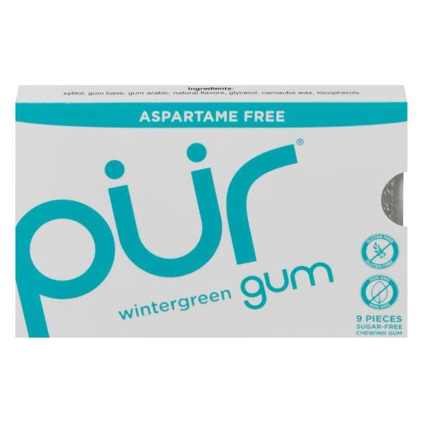 Pur Chewing Gum, Aspartame Free, Wintergreen | Publix Super Markets