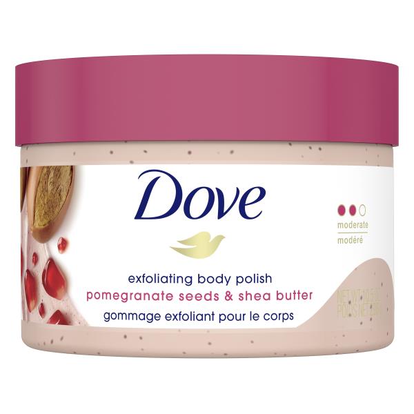 Dove Exfoliating Body Polish Scrub Pomegranate & Shea Butter | Publix ...