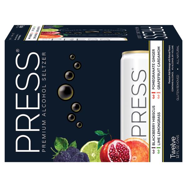 Press Alcohol Seltzer, Premium, 12 Pack | Publix Super Markets