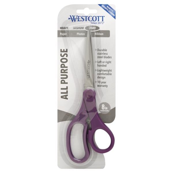 Westcott Scissors, All Purpose, Light, 8 Inch | Publix Super Markets