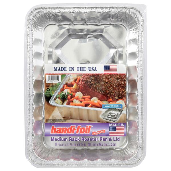 Handi-Foil Medium Rack Roaster Pan & Lid | Publix Super Markets