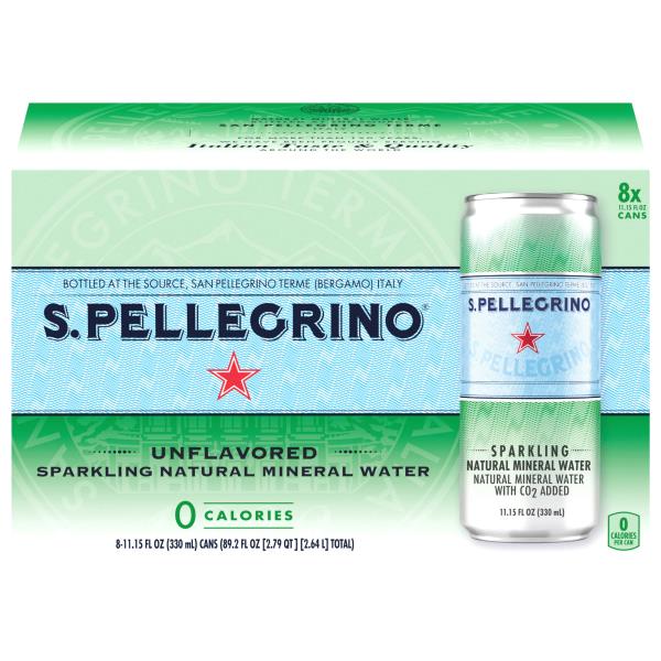 Sanpellegrino Mineral Water, Natural, Sparkling, Unflavored | Publix ...