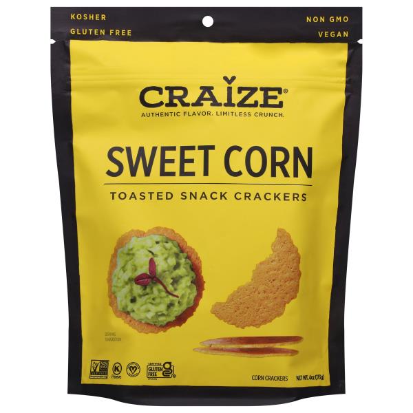 Craize Toasted Snack Crackers, Sweet Corn | Publix Super Markets