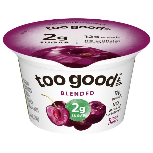 Too Good & Co. Yogurt, Blended, Black Cherry | Publix Super Markets