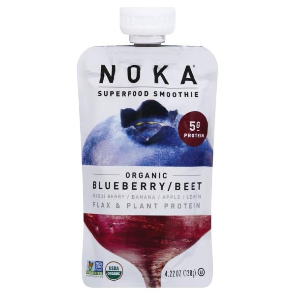 Noka Superfood Smoothie, Blueberry Beet | Publix Super Markets
