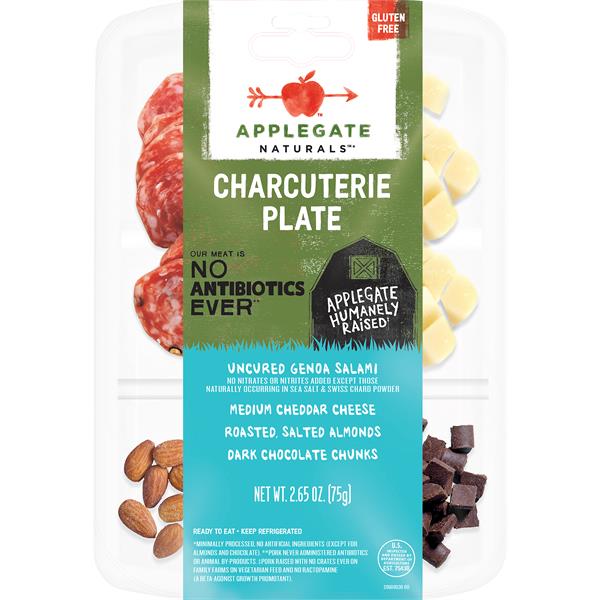 Applegate Naturals Natural Charcuterie Plate Uncured Genoa Salami ...
