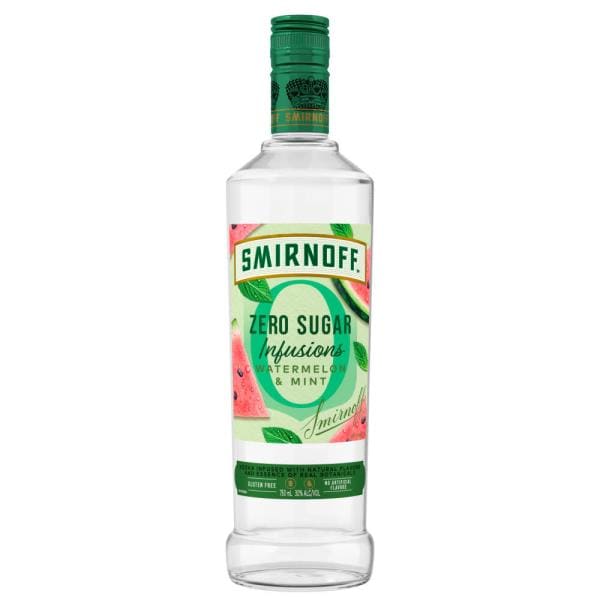 Smirnoff Watermelon & Mint Zero Sugar Infusions Vodka | Publix Super ...