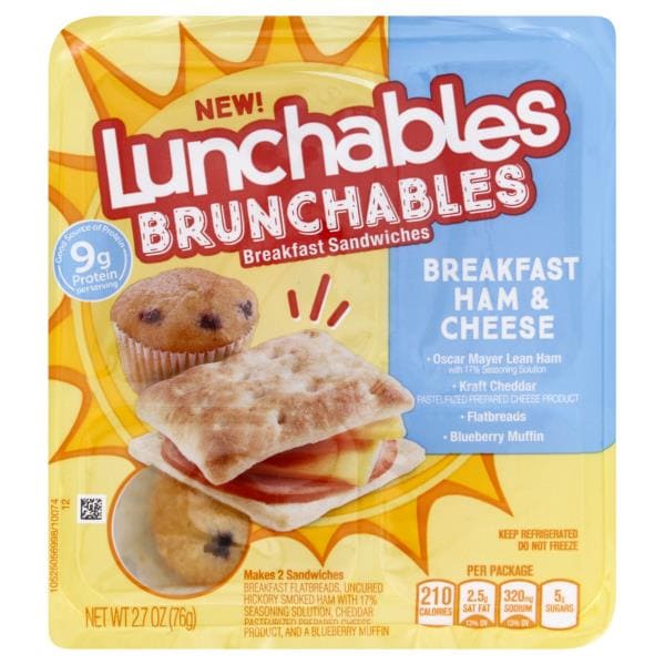 Lunchables Breakfast Sandwiches, Ham & Cheese | Publix Super Markets