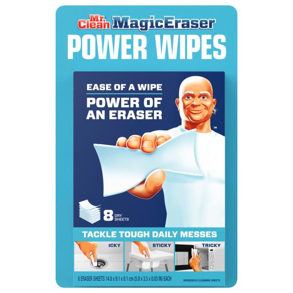 Mr. Clean MagicEraser Eraser Sheets, Household, Power Wipes | Publix ...