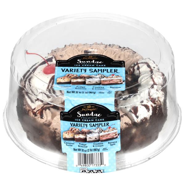 Jon Donaire Sundae Premium Ice Cream Cake Variety Sampler | Publix ...