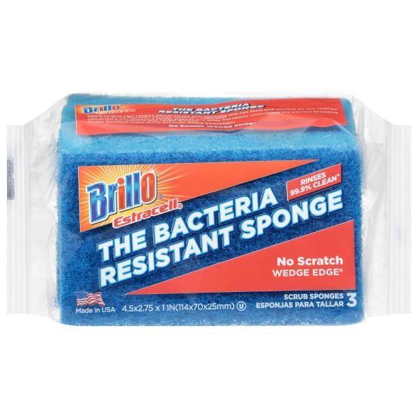 Brillo Estracell No Scratch Scrub Sponges | Publix Super Markets