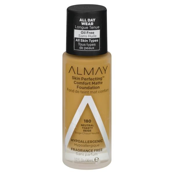 Almay Skin Perfecting Foundation, Comfort Matte, Neutral Toasty Beige ...