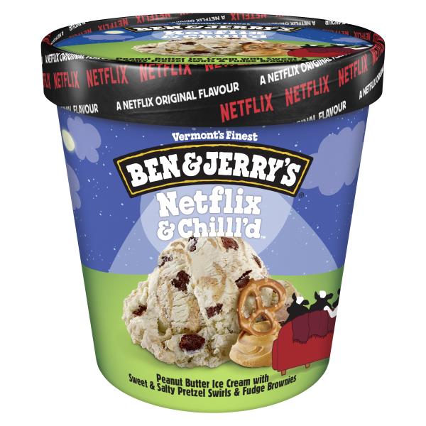 Ben & Jerry's Netflix & Chilll'd™ Peanut Butter Ice Cream Pint | Publix ...