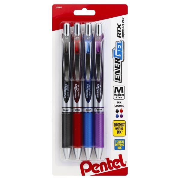 Pentel EnerGel RTX Liquid Gel Pen, Retractable, Medium 0.7 mm | Publix ...