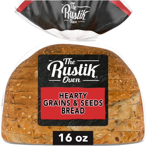 The Rustik Oven Hearty Grains & Seeds Whole Grain Bread, 16 oz | Publix ...