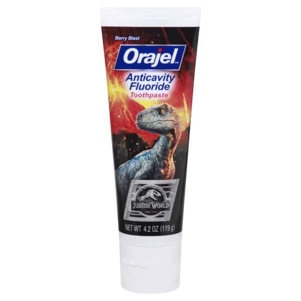 Orajel Kids Toothpaste, Anticavity Fluoride, Natural Berry Blast ...