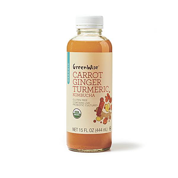 GreenWise Organic Kombucha, Carrot Ginger Tumeric | Publix Super Markets