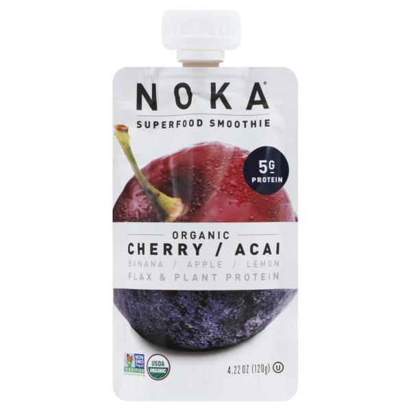 Noka Superfood Smoothie, Cherry Acai | Publix Super Markets