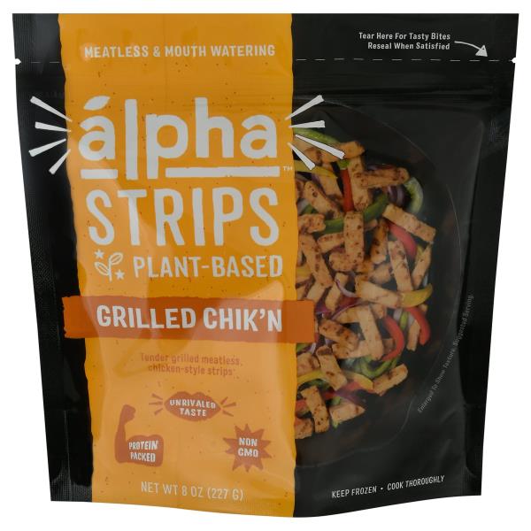 Alpha Strips, Grilled Chik'n, Plant-Based | Publix Super Markets