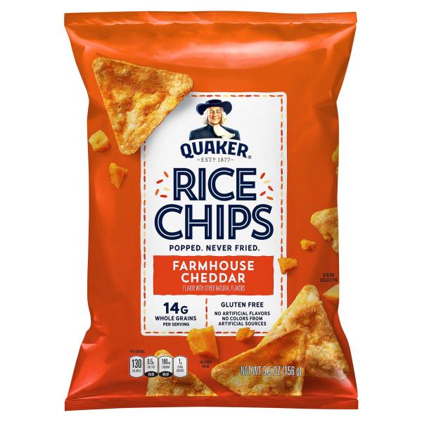 Quaker Rice Chips, Farmhouse Cheddar | Publix Super Markets